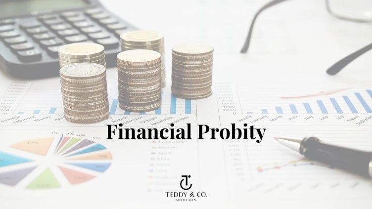 Consequences of violating the financial probity - Teddy Advocates